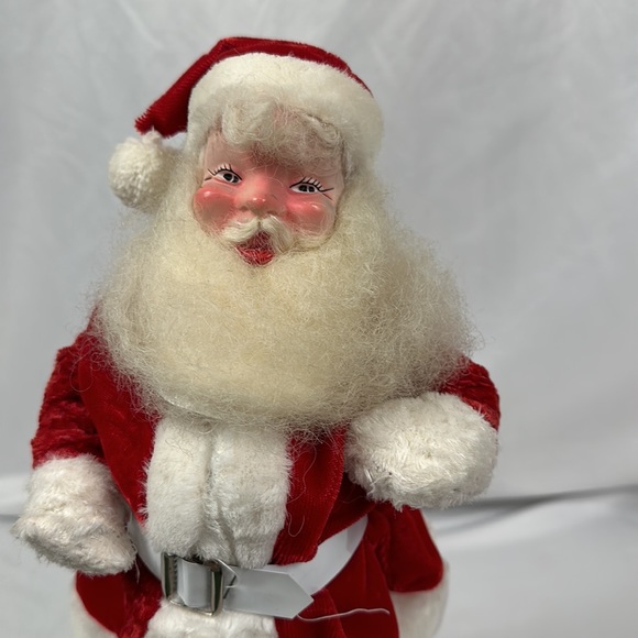 Source Unknown | Holiday | Vintage 95s Santa Doll Christmas Decoration ...